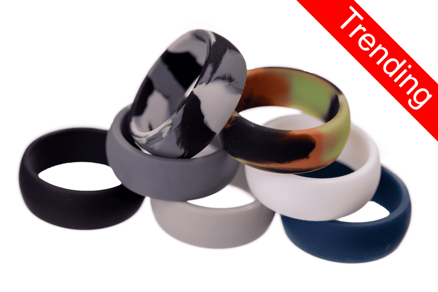 Thin Colourful Silicone Rings – The Silicone Ring Shop